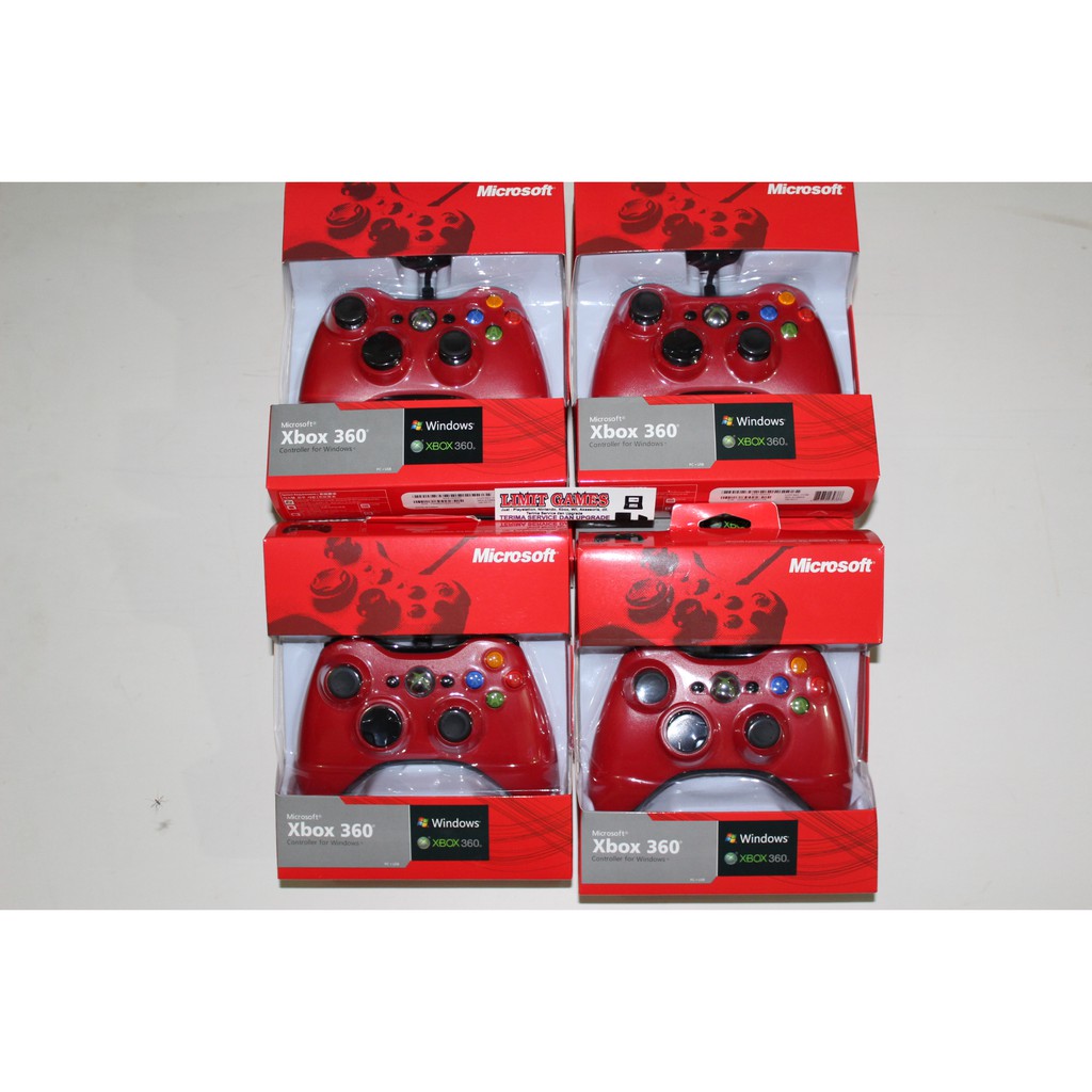Jual Stik Stick Xbox PC Kabel Merah Original Pabrik | Shopee Indonesia