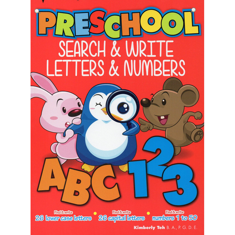 Jual Preschool Search and Write Letters and Numbers | Shopee Indonesia