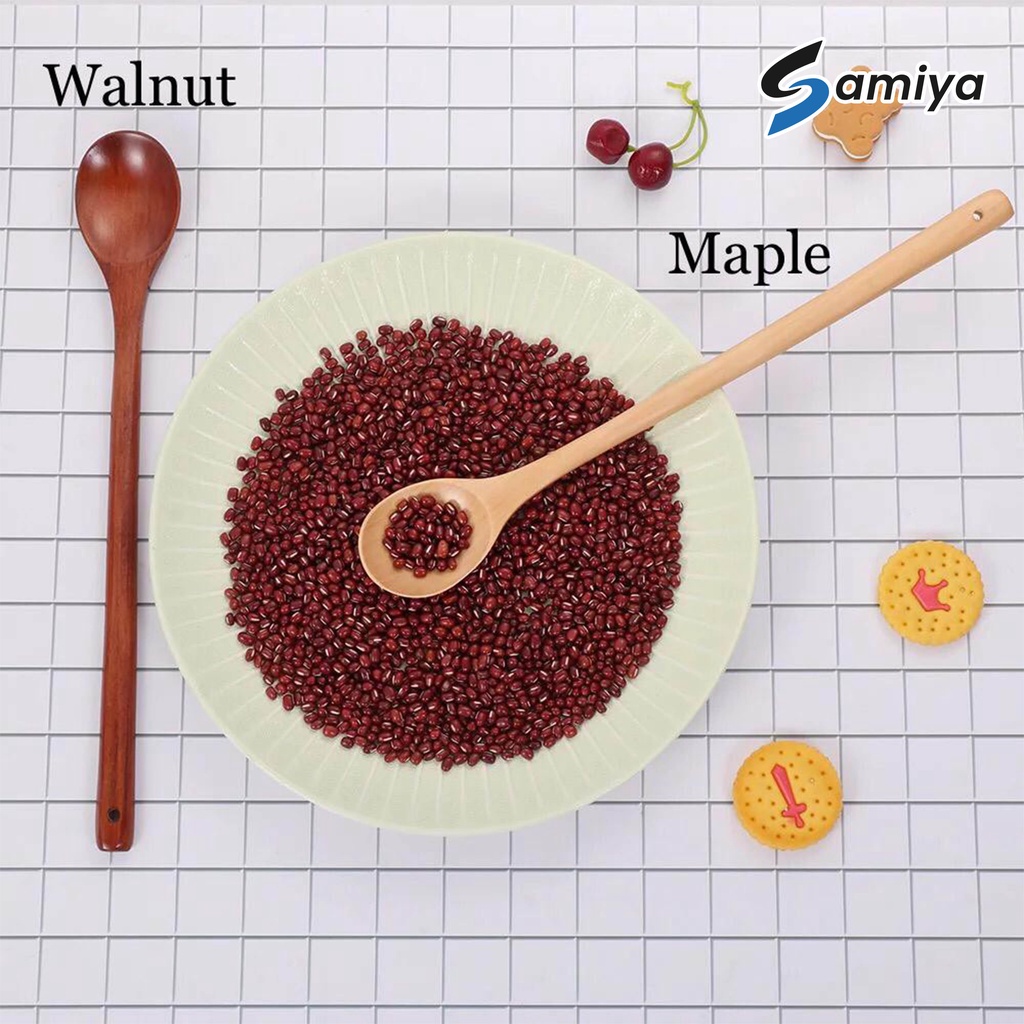 Jual wooden long spoon / sendok kayu panjang / sendok kayu masak ...