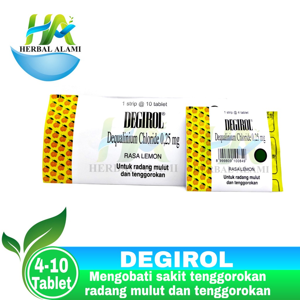 Jual Degirol Strip - Obat Radang Mulut & Tenggorokan | Shopee Indonesia