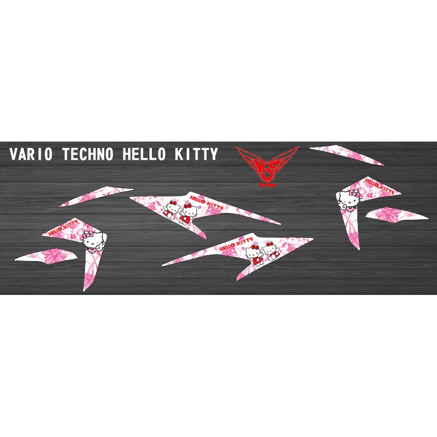 Jual STIKER VARIO TECHNO 110 HELLO KITTY | Shopee Indonesia