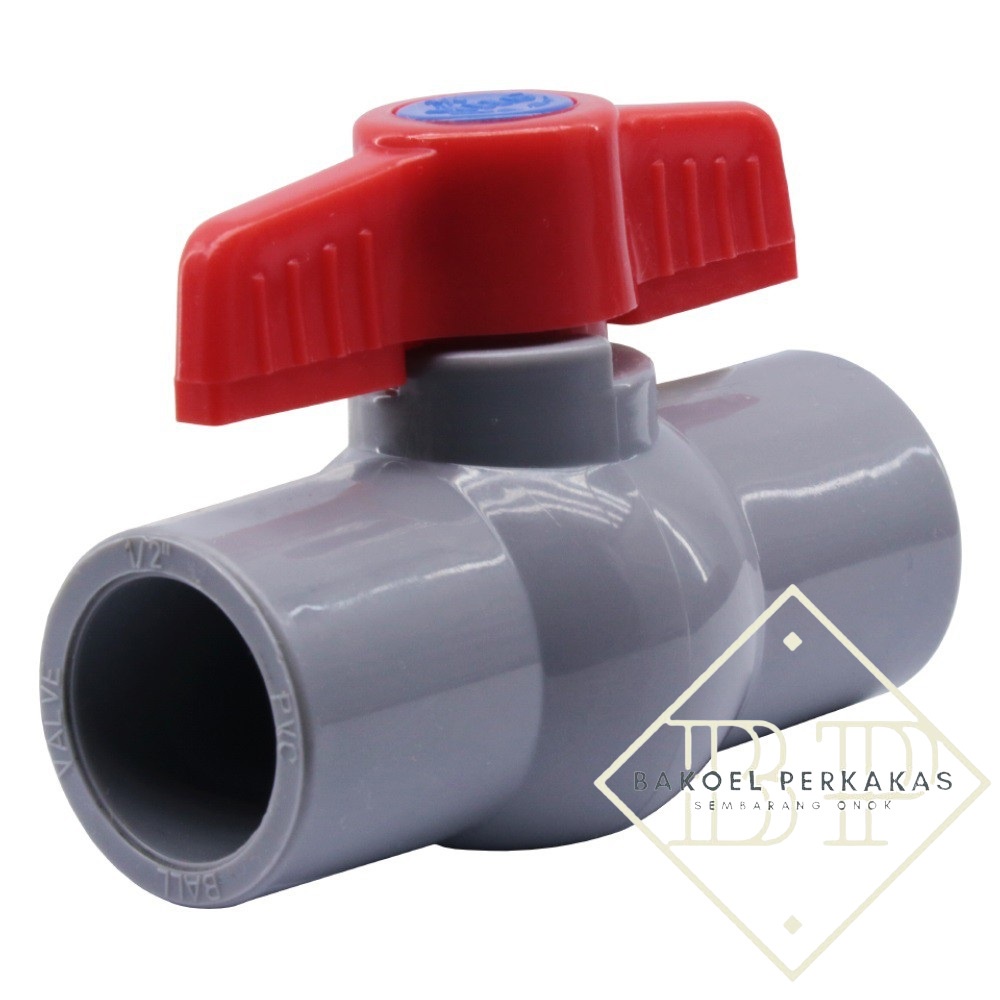 Jual Balvalve Stop Kontak Kran 1 per 2 Inch PVC Kran Ball Valve ...