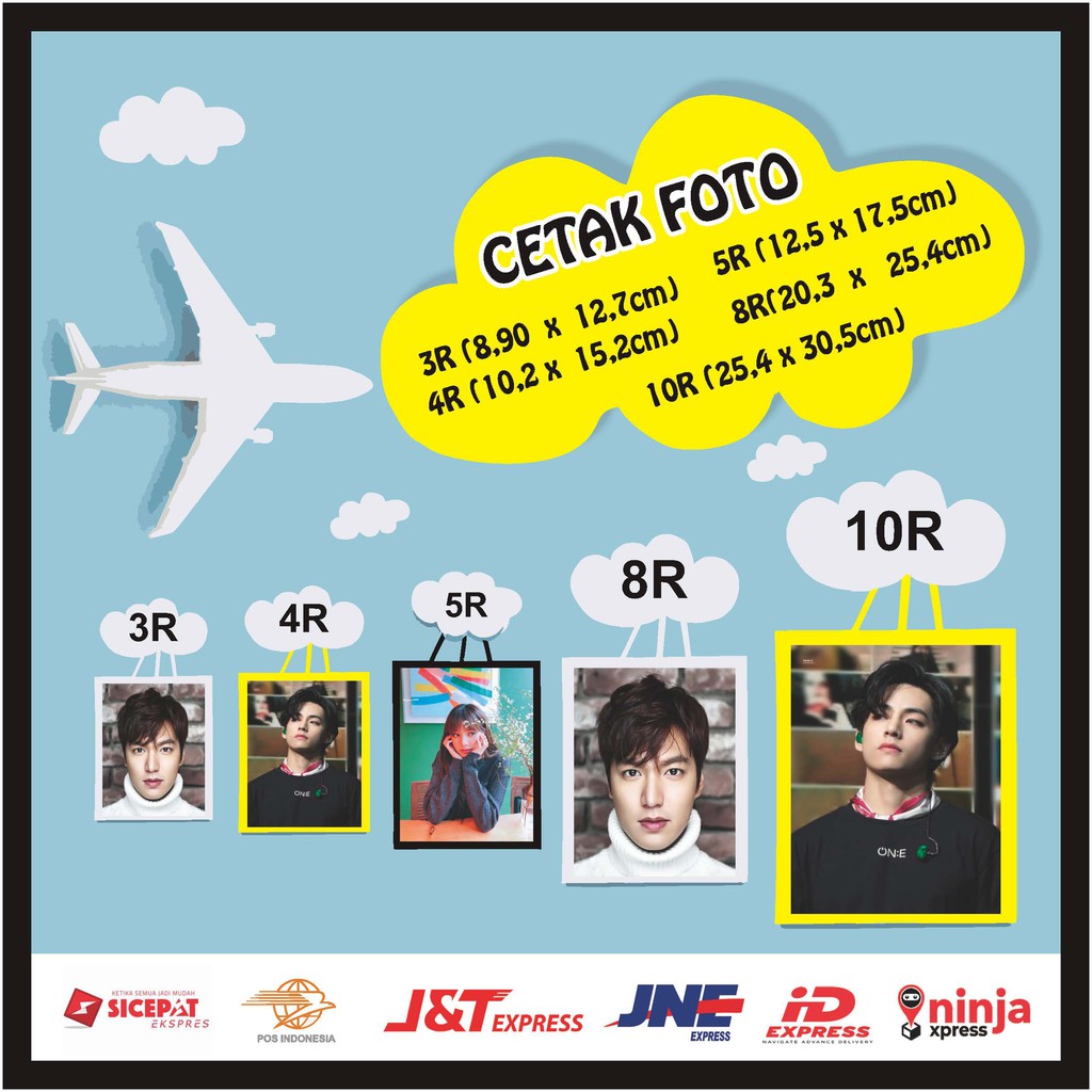 Jual CETAK FOTO 3R, 4R,5R, 8R, 10R | Shopee Indonesia