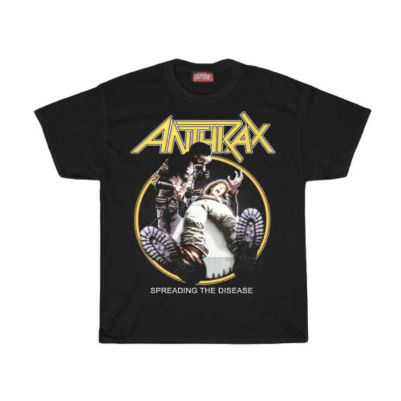 Jual KAOS / T SHIRT / ANTHRAX / KAOS BAND ANTHRAX SPREADING THE DISEASE ...