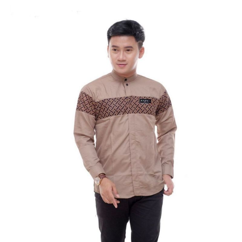 Jual kemeja koko kombinasi batik, baju koko terkeren, batik nusantara ...