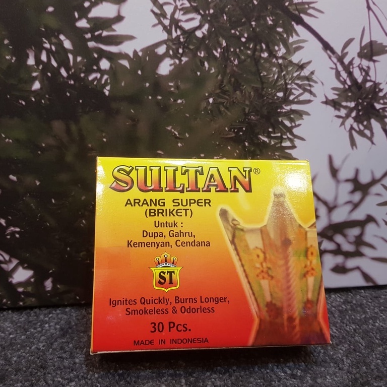 Jual SULTAN ARANG SUPER (BRIKET) | ARANG BUKHUR | isi 30 pcs | Shopee ...