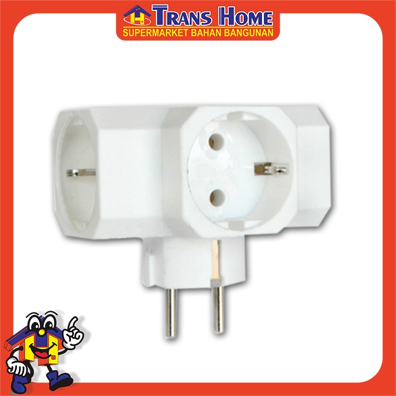 Jual Broco Colokan Sambungan Listik Article Tee 13830 16A 250V (BROCO ...