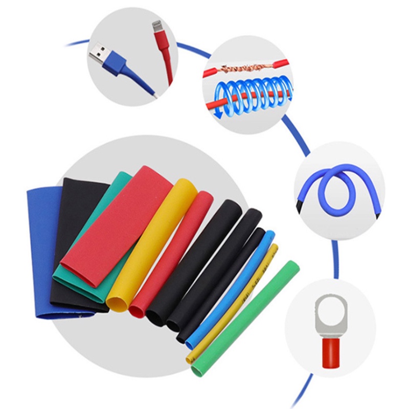 Jual 530pcs Set Kabel Bakar Heat Shrink Bahan Polyolefin Warna Warni ...