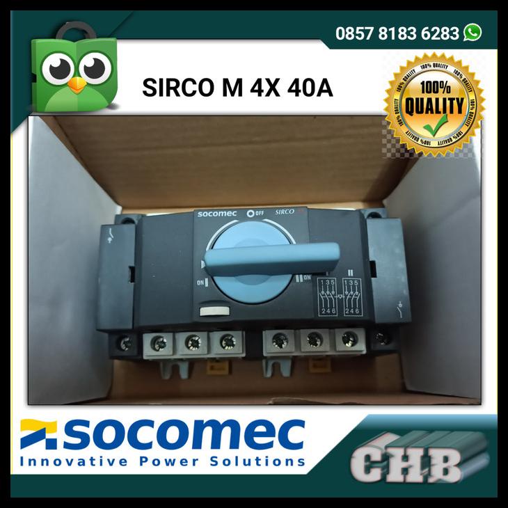 Jual Change Over Switch Cos Socomec Sircover M 4X 40A Original Kode 1089 | Shopee Indonesia