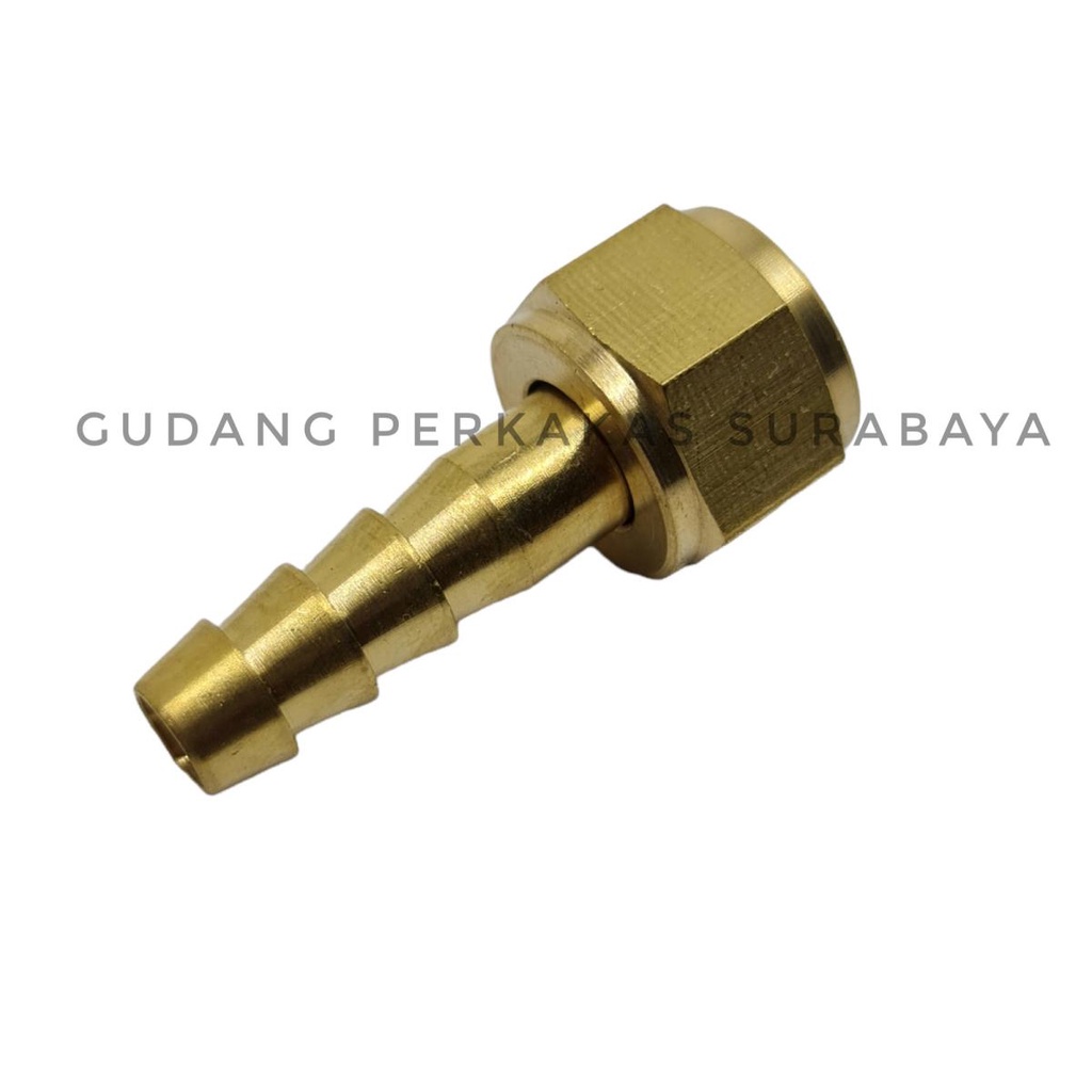 Jual NEPEL SELANG 1/4 LEPASAN SAMBUNGAN SELANG DRAT DALAM FEMALE HOSE BARB CONNECTOR SOK SELANG ...
