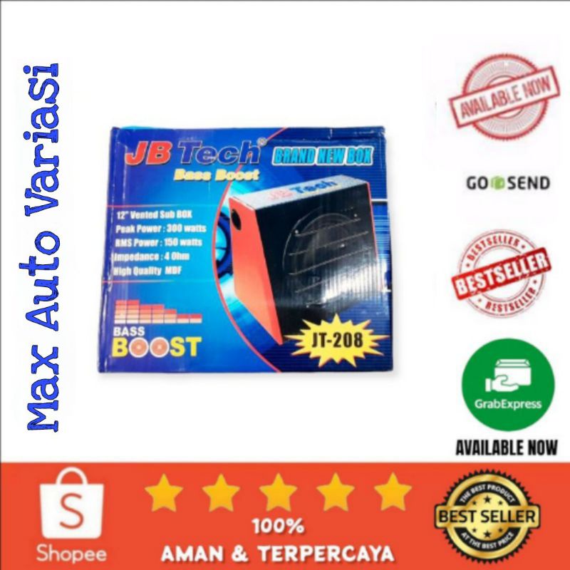 Jual Basstube JB Tech JT-208 12 Inch | Shopee Indonesia