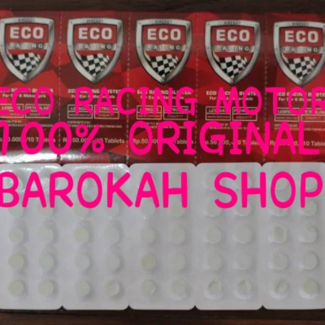 Jual Eco racing motor original per tablet | Shopee Indonesia