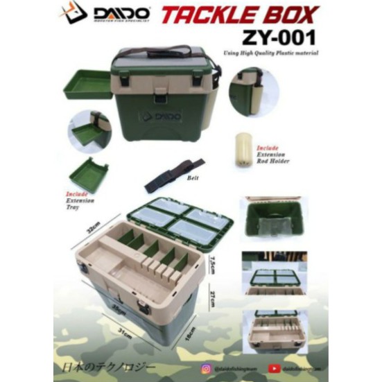 Jual DAIDO TACKLE BOX ZY-001 / ZY-002 | Shopee Indonesia