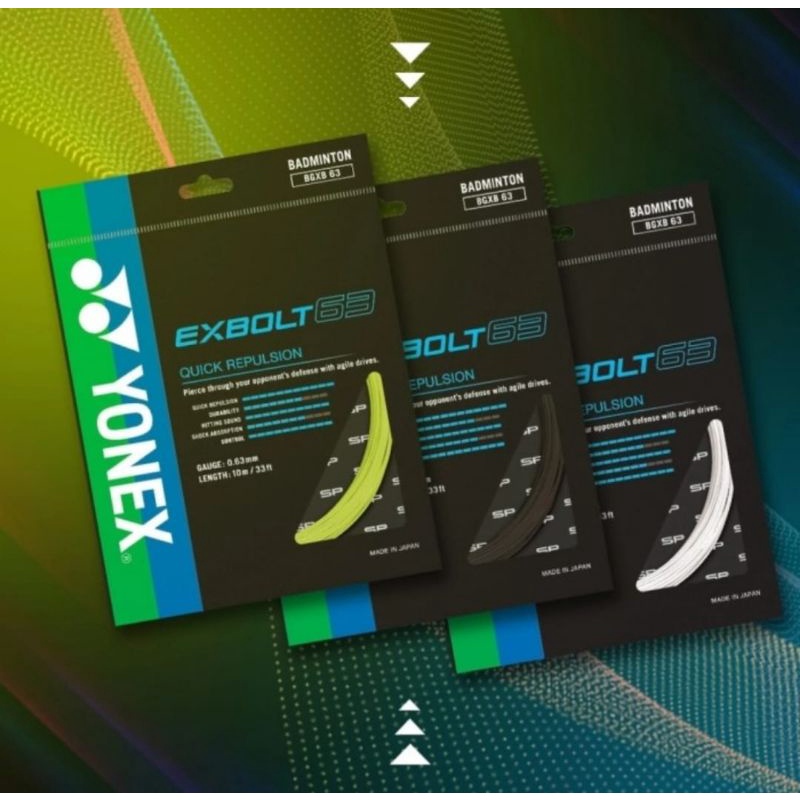 Jual Senar Raket Badminton Yonex Exbolt 63 SP | Shopee Indonesia