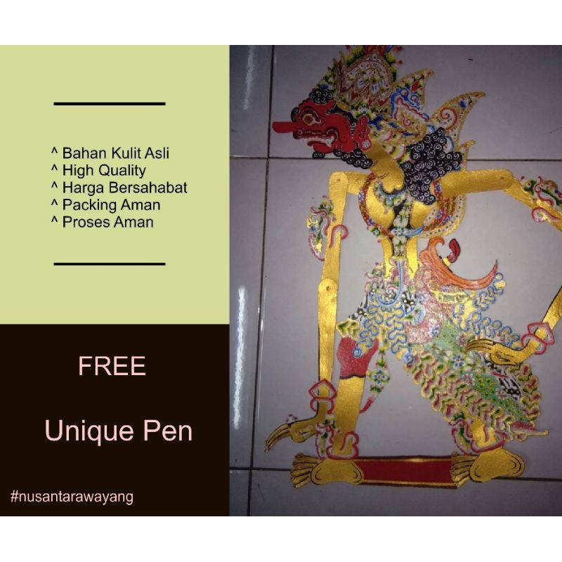 Jual WAYANG KULIT RAJA SABRANG | Shopee Indonesia