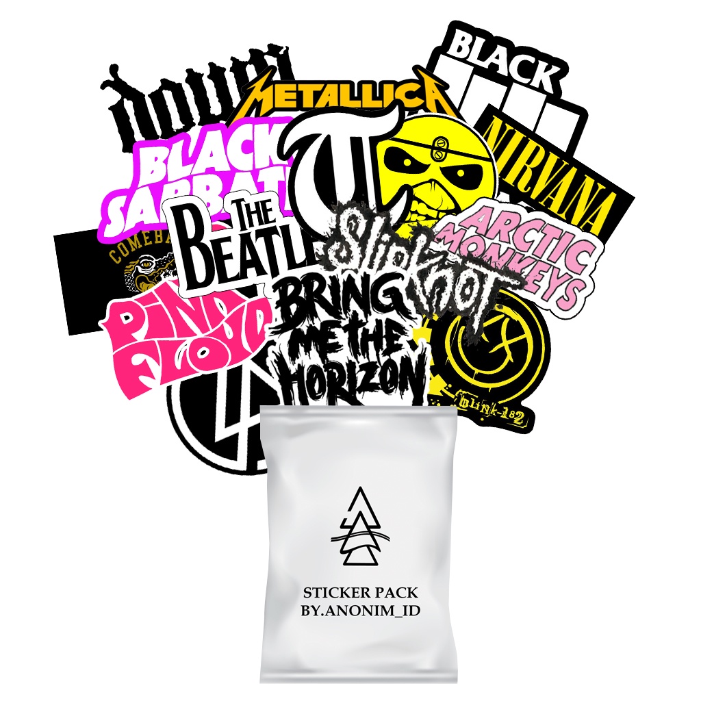 Jual Stiker Band Metal Rock Pop punk Stiker Distro Musik | Shopee Indonesia