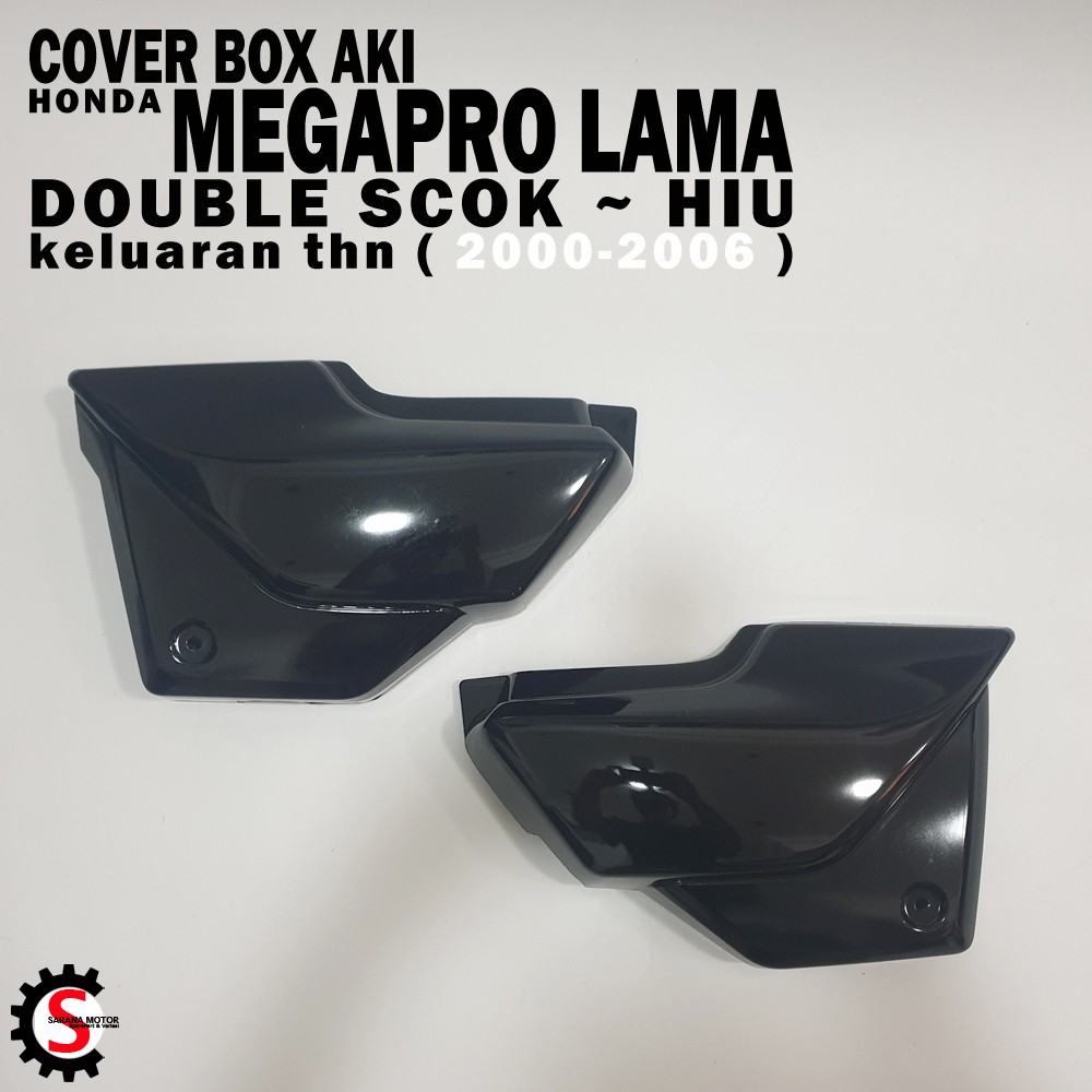 Jual Cover Box Tutup Aki Accu Honda MP MegaPro Mega Pro Lama HIU Hitam ...