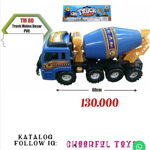 Jual TRUK MOLEN JUMBO TM 80 BIRU KUNING HIJAU | Shopee Indonesia