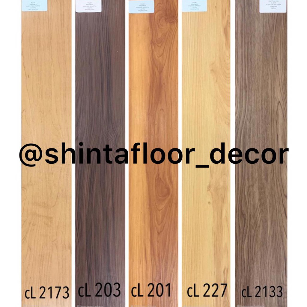 Jual Lantai Vinyl Kayu 3MM Cleo | Shopee Indonesia