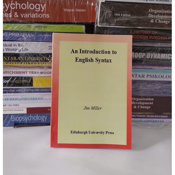 Jual An Introduction to English Syntax - Jim Miller | Shopee Indonesia