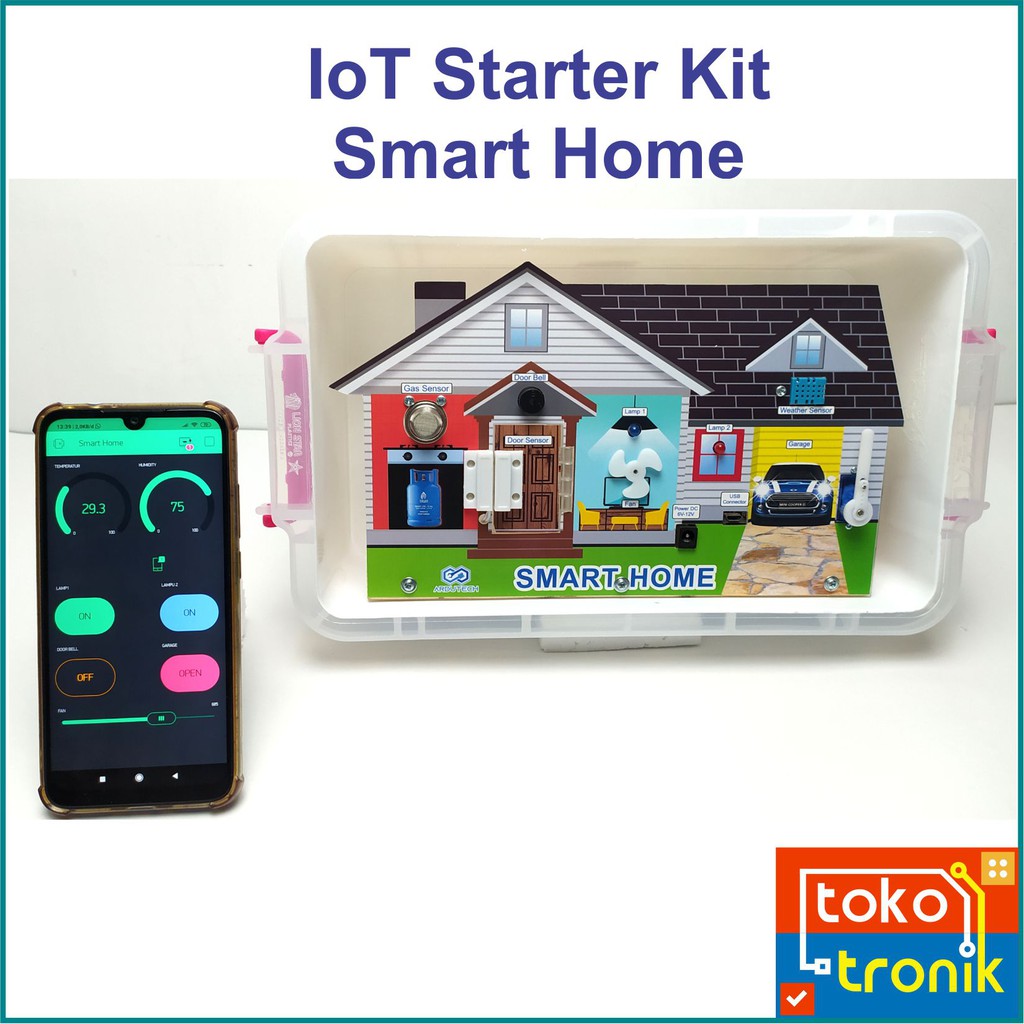 Jual Starter Kit IoT Smart Home - Proyek Internet of Things NodeMCU ESP ...