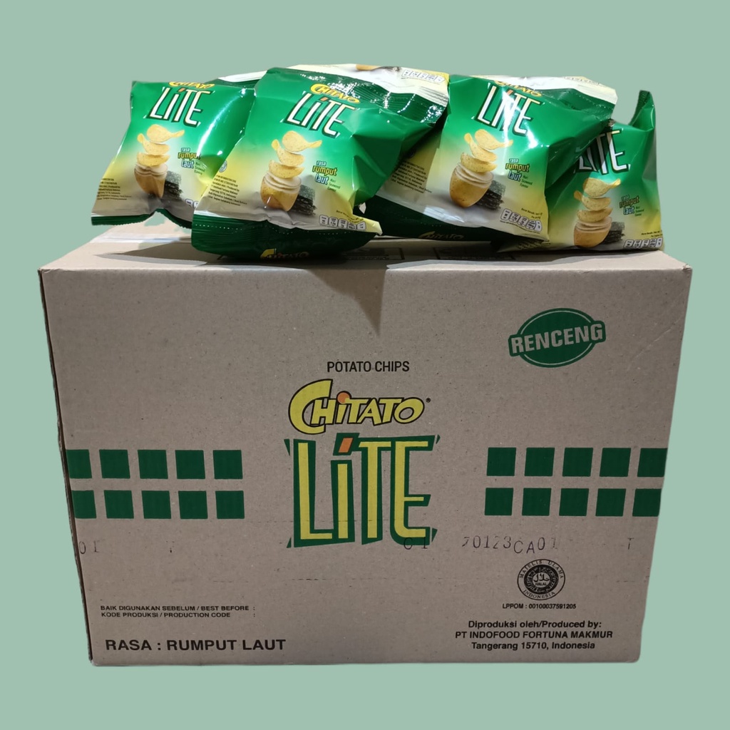 Jual Chitato Lite Rumput Laut / Chitato Sapi Panggang Snack 14 gr (60 ...