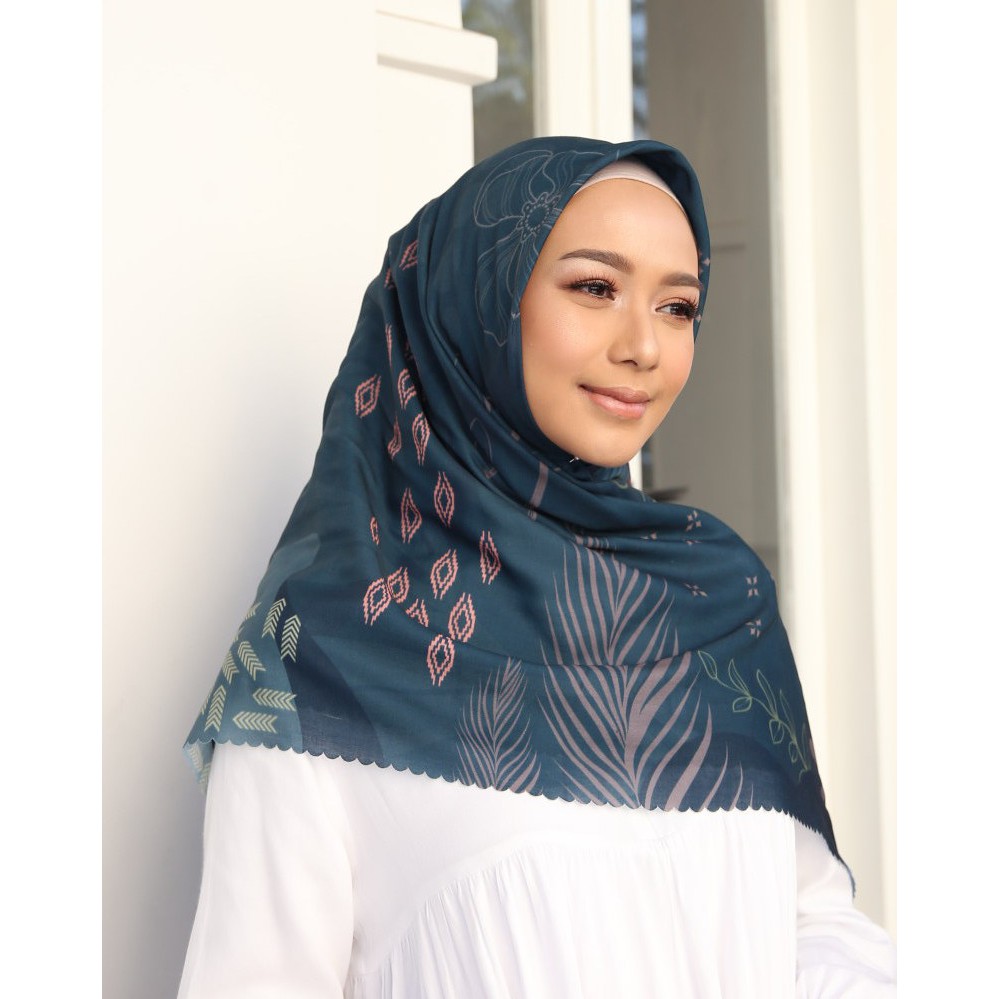 Jual Melbie In Mudgreen THE NOVELLA SCARF (Superfine Voal Hijab Premium) | Shopee Indonesia
