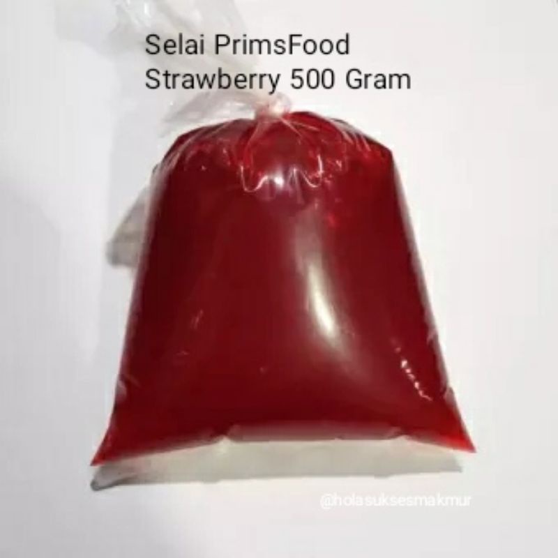 Jual Selai Strawberry PrimsFood Softfill 500 Gram / Selai Pasta Manis ...