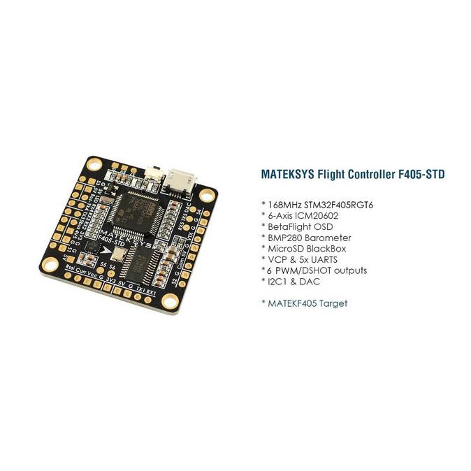 Jual Matek F405 Std F4 W Osd Bmp280 Blackbox Sda Scl Flight Controller