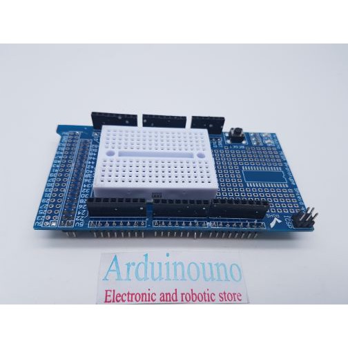 Jual ARDUINO MEGA ProtoShield Proto Shield V3 breadboard projectboard ...