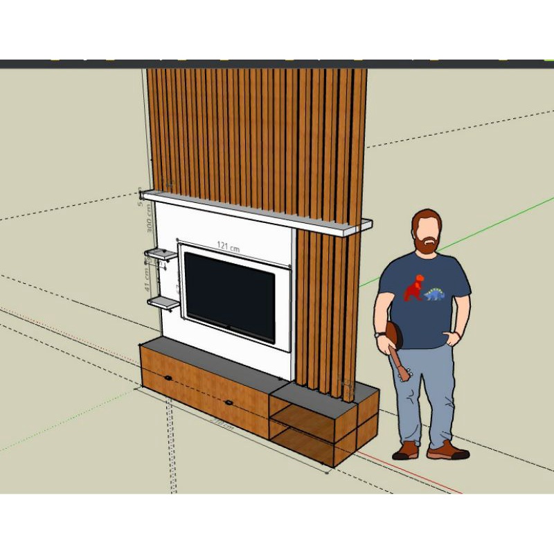 Jual Custom Desain Partisi 2 Sisi | Shopee Indonesia