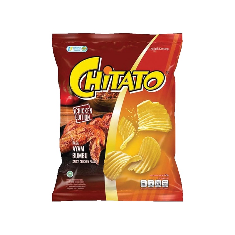 Jual Chitato Rasa Ayam Bumbu (Spicy Chicken Flavour) 68 Gr | Shopee ...
