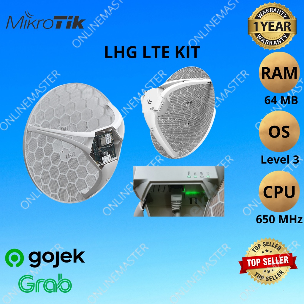 Jual Mikrotik Embedded LTE Client LHG LTE Kit RBLHG-LTE-Kit | Shopee ...