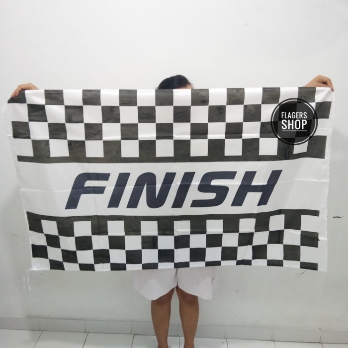 Jual Bendera Finish 100x150 cm | Shopee Indonesia