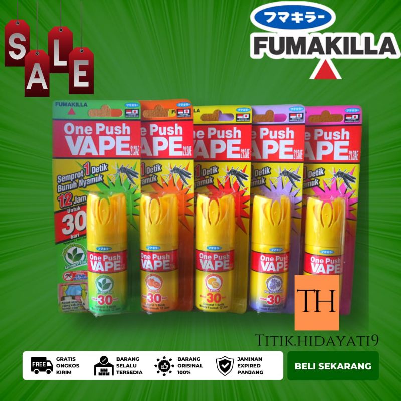 Jual OBAT NYAMUK VAPE ONE PUSH 30 | Shopee Indonesia