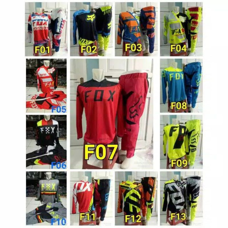 Jual JERSEY SET CROSS BAJU BALAP LENGKAP | Shopee Indonesia