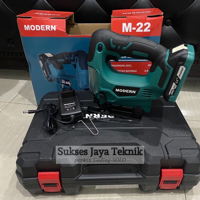 Jual M 22 Jigsaw Cordless - Jigsaw Baterai Modern jig saw mesin gergaji cas m22 | Shopee Indonesia