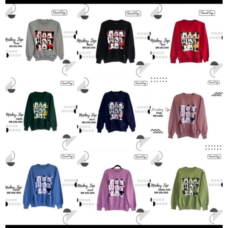 Jual Mickey Top by Second Sign | Shopee Indonesia