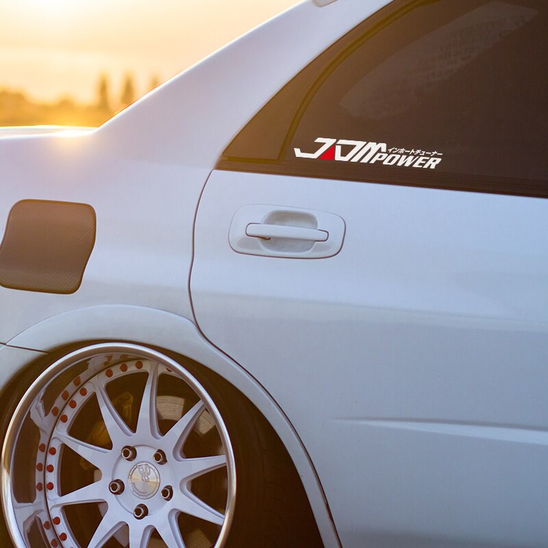 Jual Sticker Mobil Sepeda Motor Cutting Vinyl Reflektif JDM Power ...