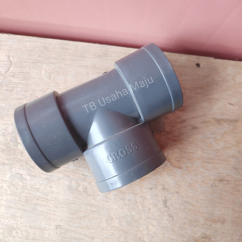 Jual Fitting Pipa PVC Tee 1 1/2" Pralon / Rucika | Shopee Indonesia