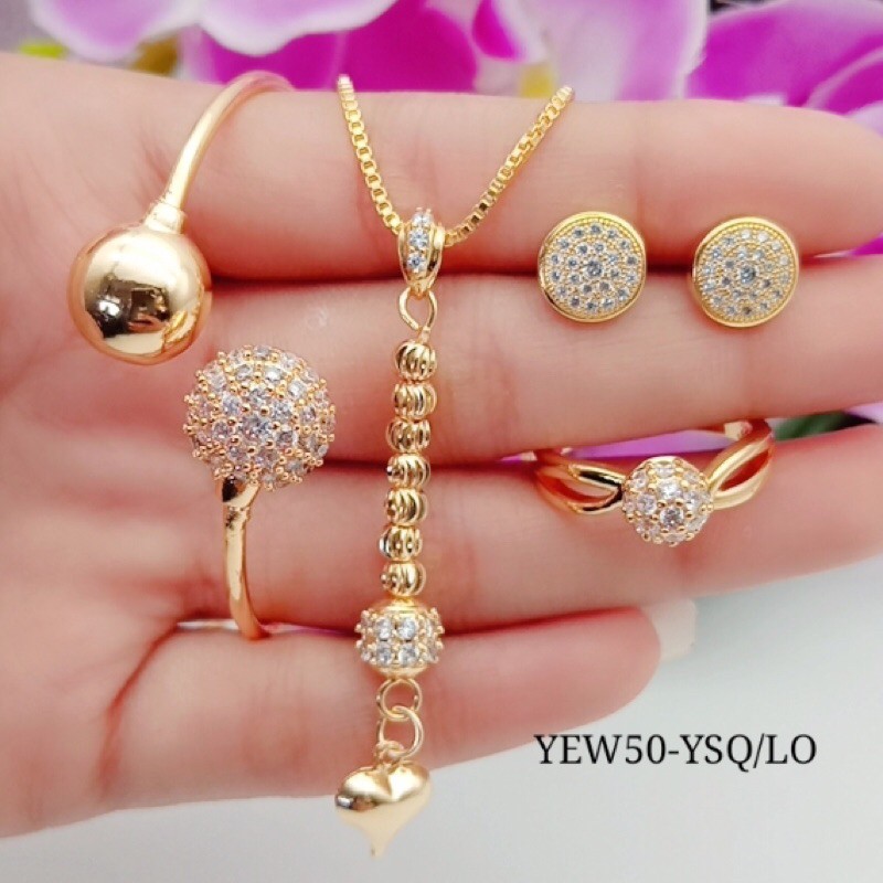 Jual set perhiasan wanita xuping lapis mas impor termurah star+ | Shopee Indonesia