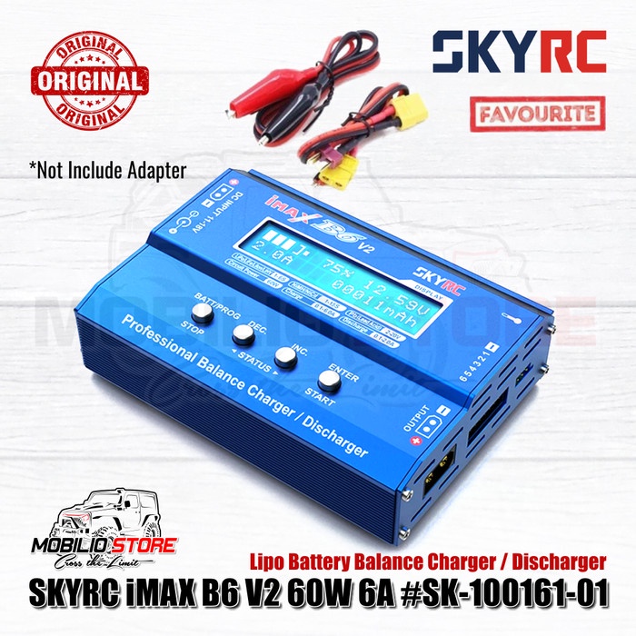 Jual Original SKYRC iMAX B6 V2 60W 6A Professional Balance Charger LiPo ...