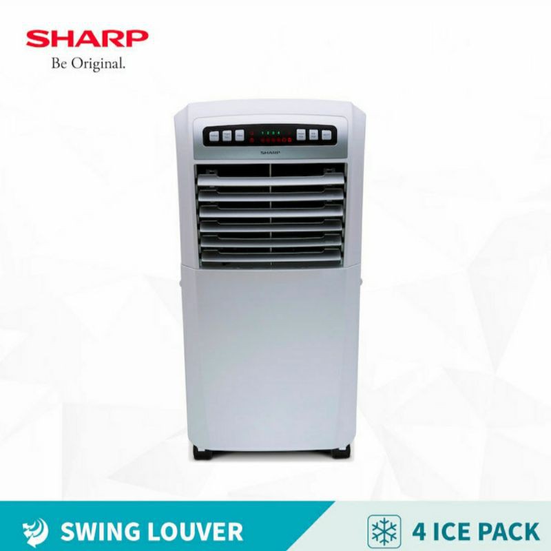 Jual Sharp Air Cooler PJ-A55TY-W (Putih) - Kipas Angin Penyejuk Udara 6 ...