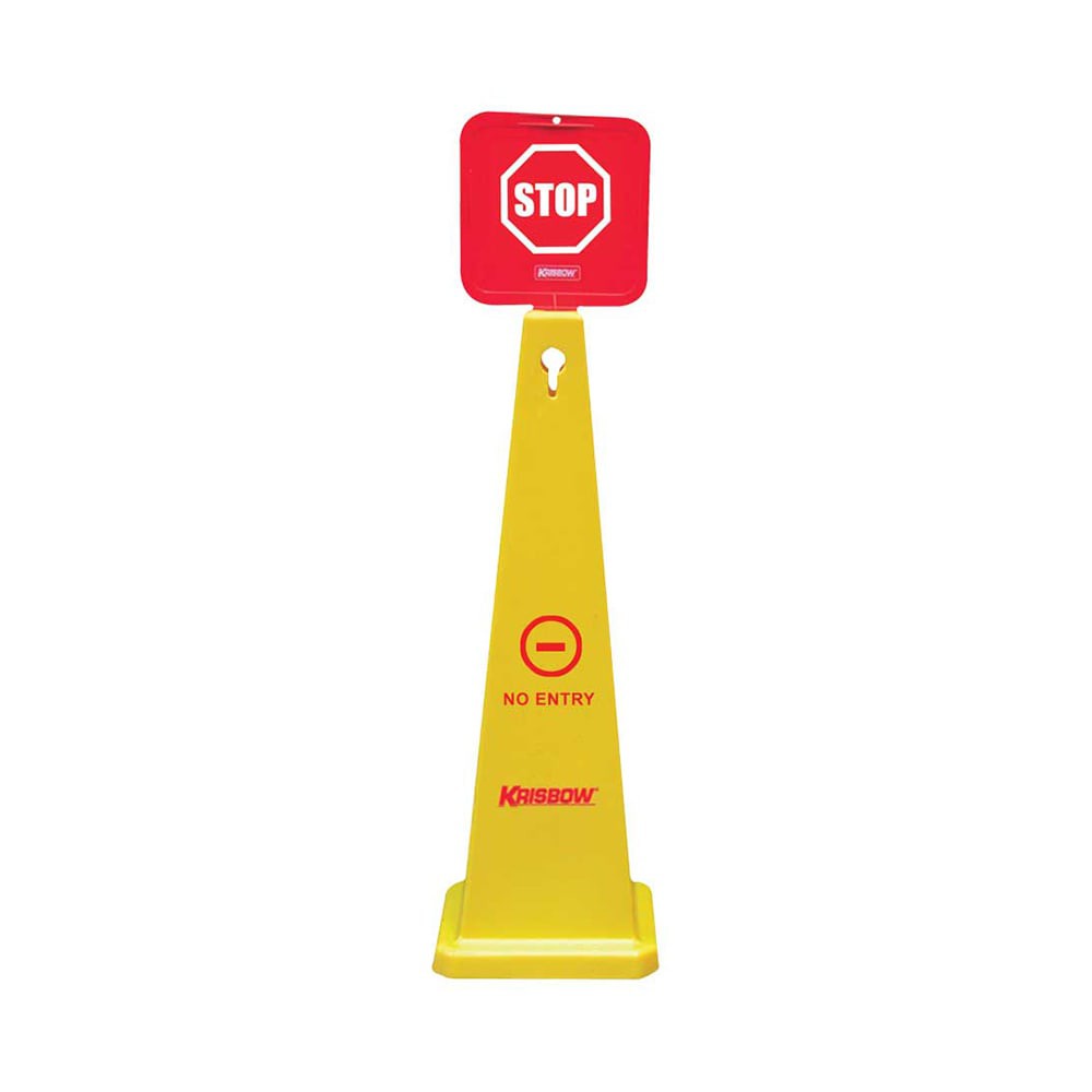 Jual FLOOR SIGN NO ENTRY CONE 1170MM KRISBOW KW1800274 | Shopee Indonesia