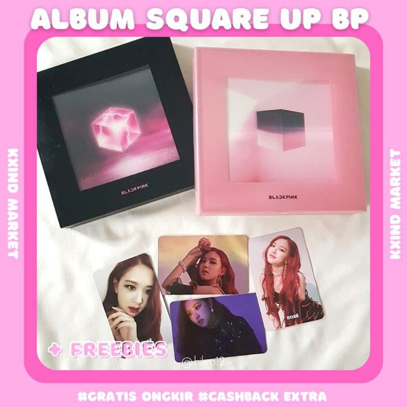 Jual Album only blackpink square up / album bp / album black pink ...
