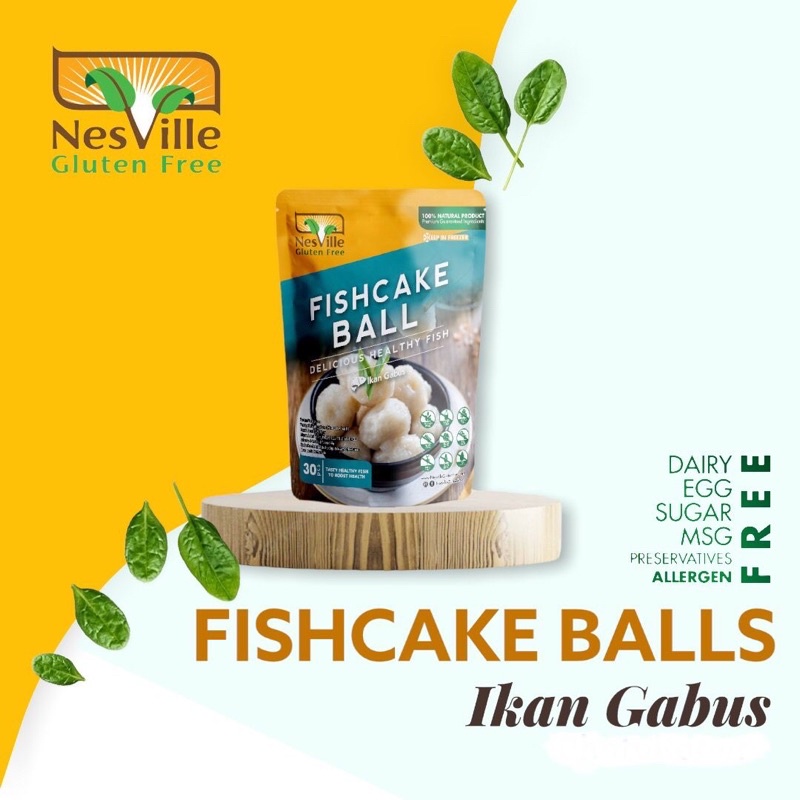 Jual Fishcake empek ikan gabus nesville gluten free/autis autoimun diet ...