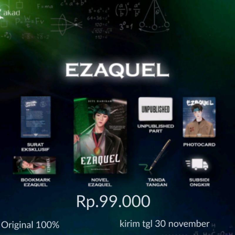 Jual NOVEL EZAQUEL + TTD - SITI HABIBAH (ORIGINAL 100%) | Shopee Indonesia