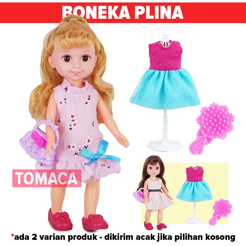 Jual Mainan Boneka Anak Perempuan Plina Cantik Imut Model Baju Fashion ...