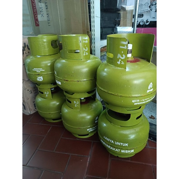 Jual GAS LPG 3 KG / TABUNG GAS LPG 3 KG SUDAH TERMASUK ISI GAS | Shopee Indonesia
