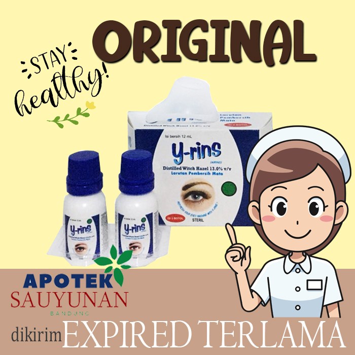 Jual Y-RINS (AIRINS) LARUTAN PEMBERSIH MATA ( ISI 2 BOTOL ) | Shopee ...